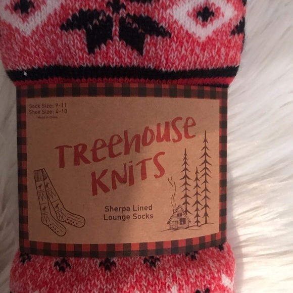 Treehouse Knits | Shoes | Sherpa Socksllama | Poshmark